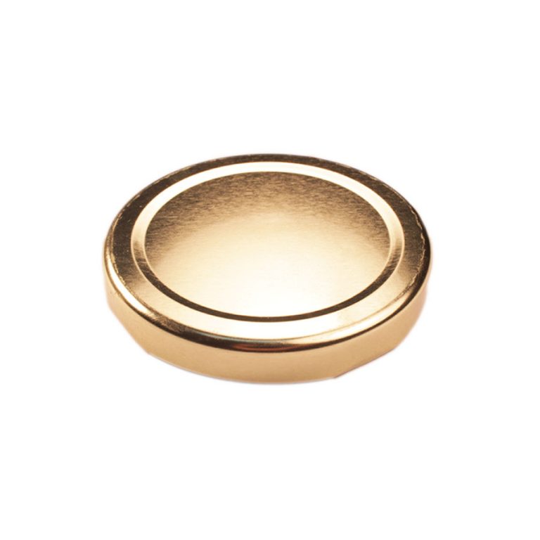 63TW Gold Metal Lid - Wells Can Company